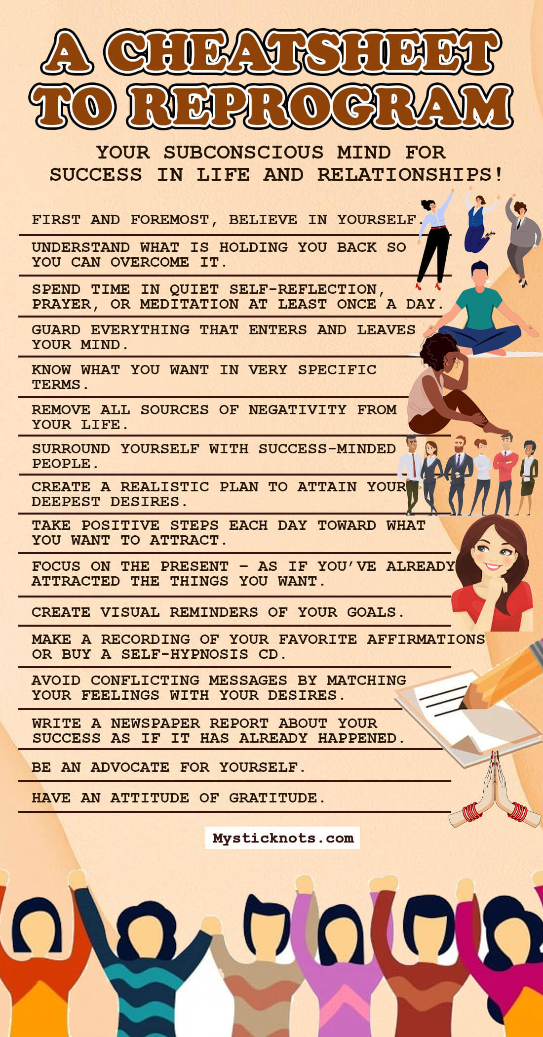 A Cheat sheet to Reprogram Your Subconscious Mind for Success in Life ...