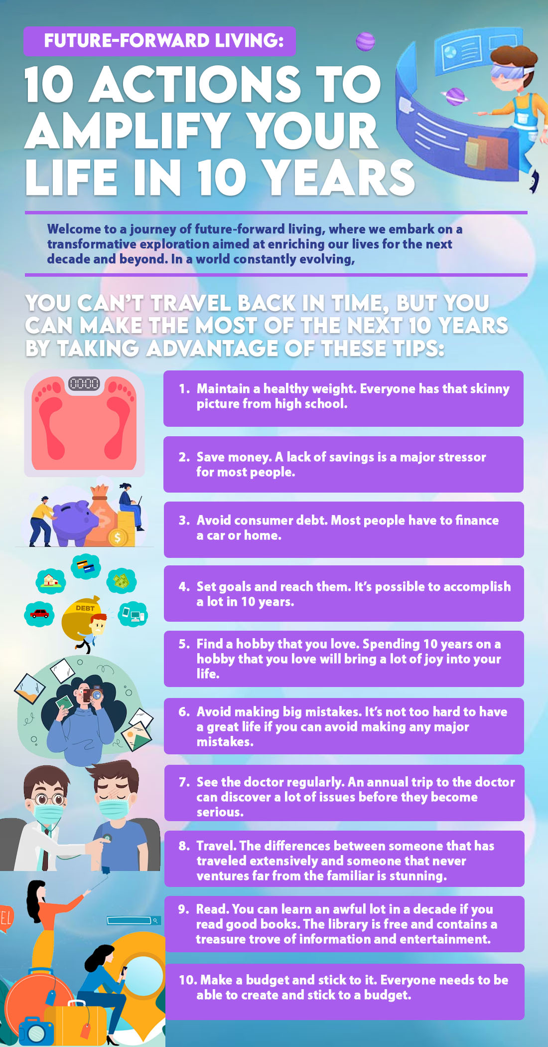 Future-Forward Living: 10 Actions to Amplify Your Life in 10 Years ...